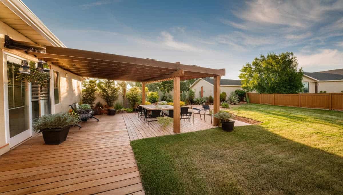 Creating a Covered Deck Oasis with a Pergola in Oklahoma - OK Backyard ...
