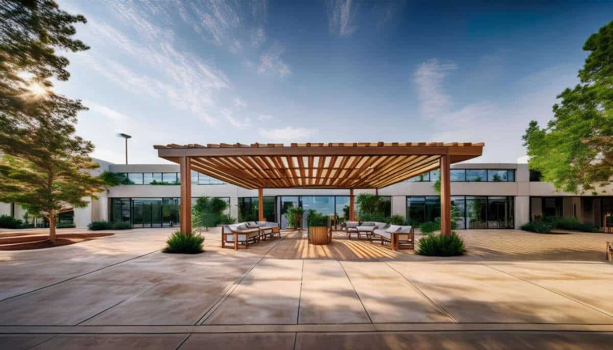 Employee Wellness: Outdoor Deck and Pergola Spaces - OK Backyard Experts
